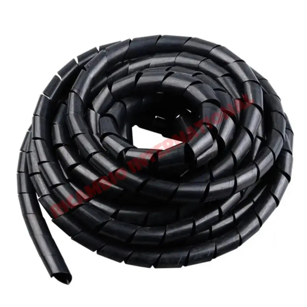 Black Electrical Cable Loom Spiral Binding (Size – Ricambio ...