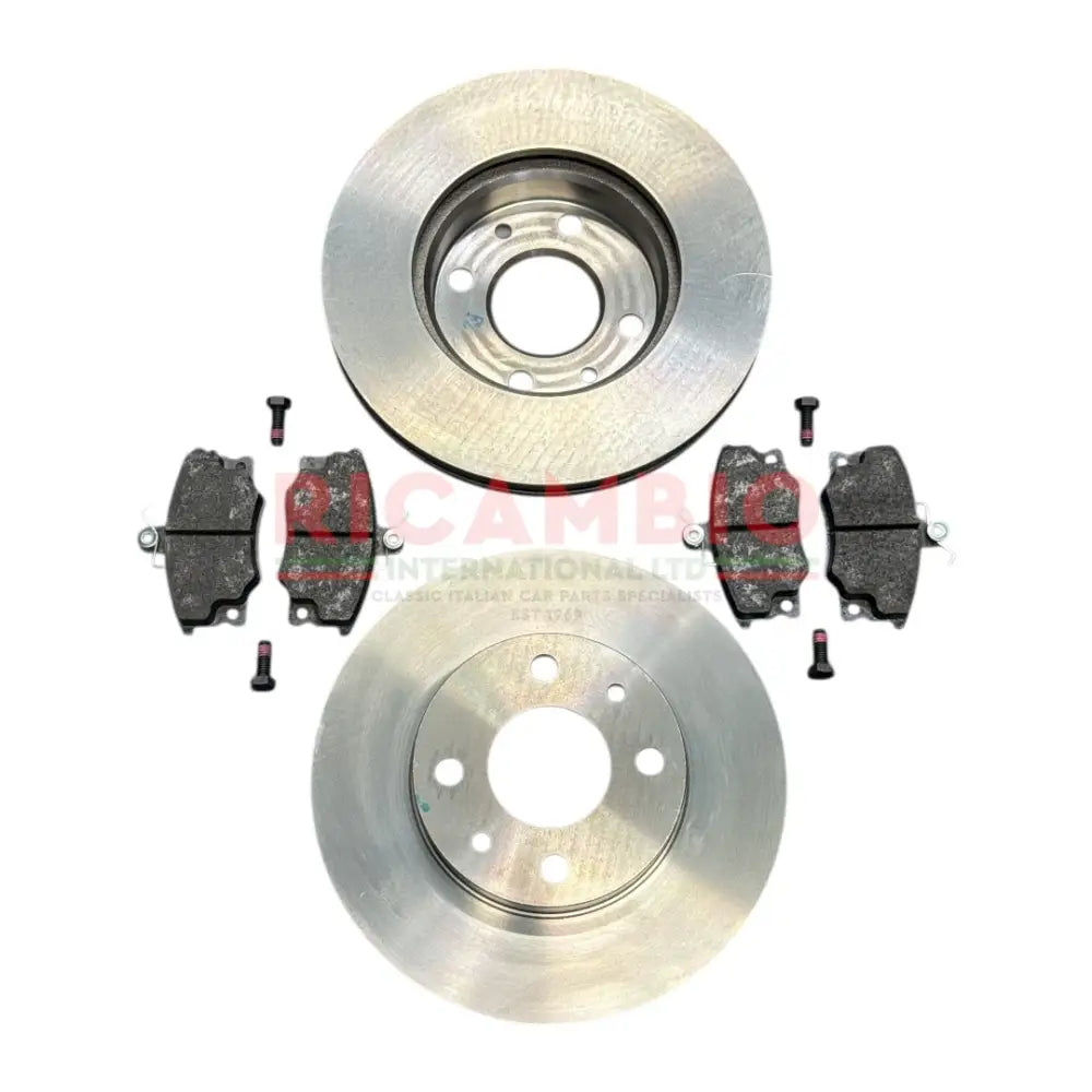 Front Brake Disc & Pad Kit - Fiat Uno Turbo - Ricambio – Ricambio ...