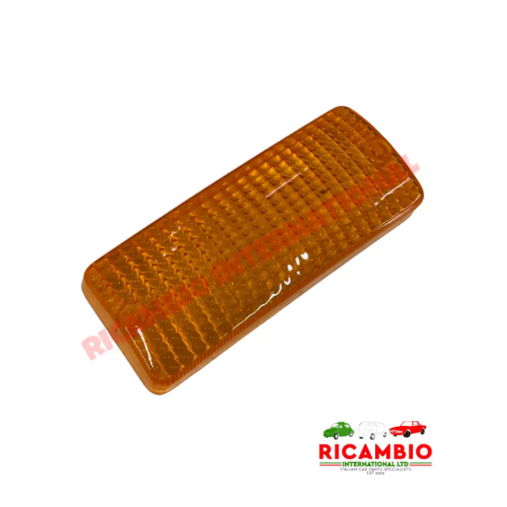 Front Indicator Lamp Lens AMBER - Fiat 850 Sport – Ricambio ...