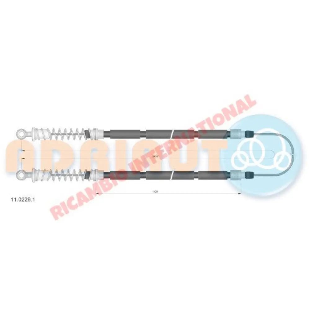 Handbrake Cable - Fiat Cinquecento Seicento - Ricambio – Ricambio ...