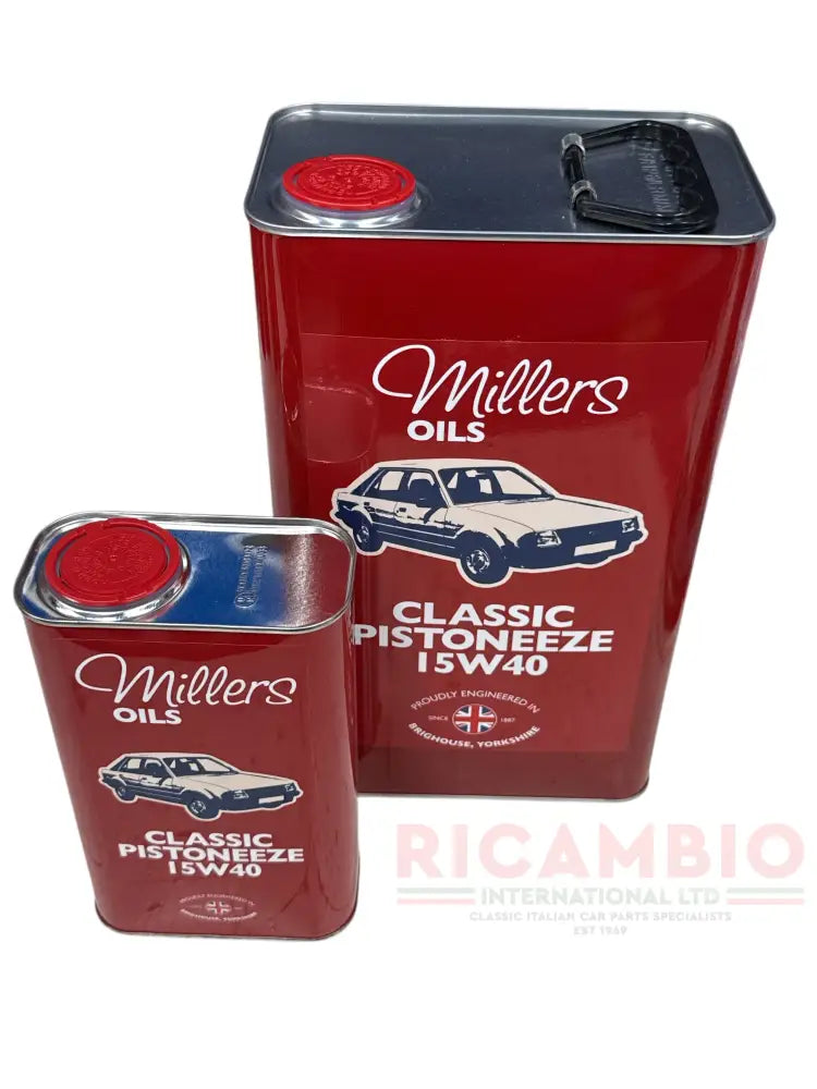 MILLERS Classic Car Engine Oil (15W40) - Ricambio – Ricambio ...