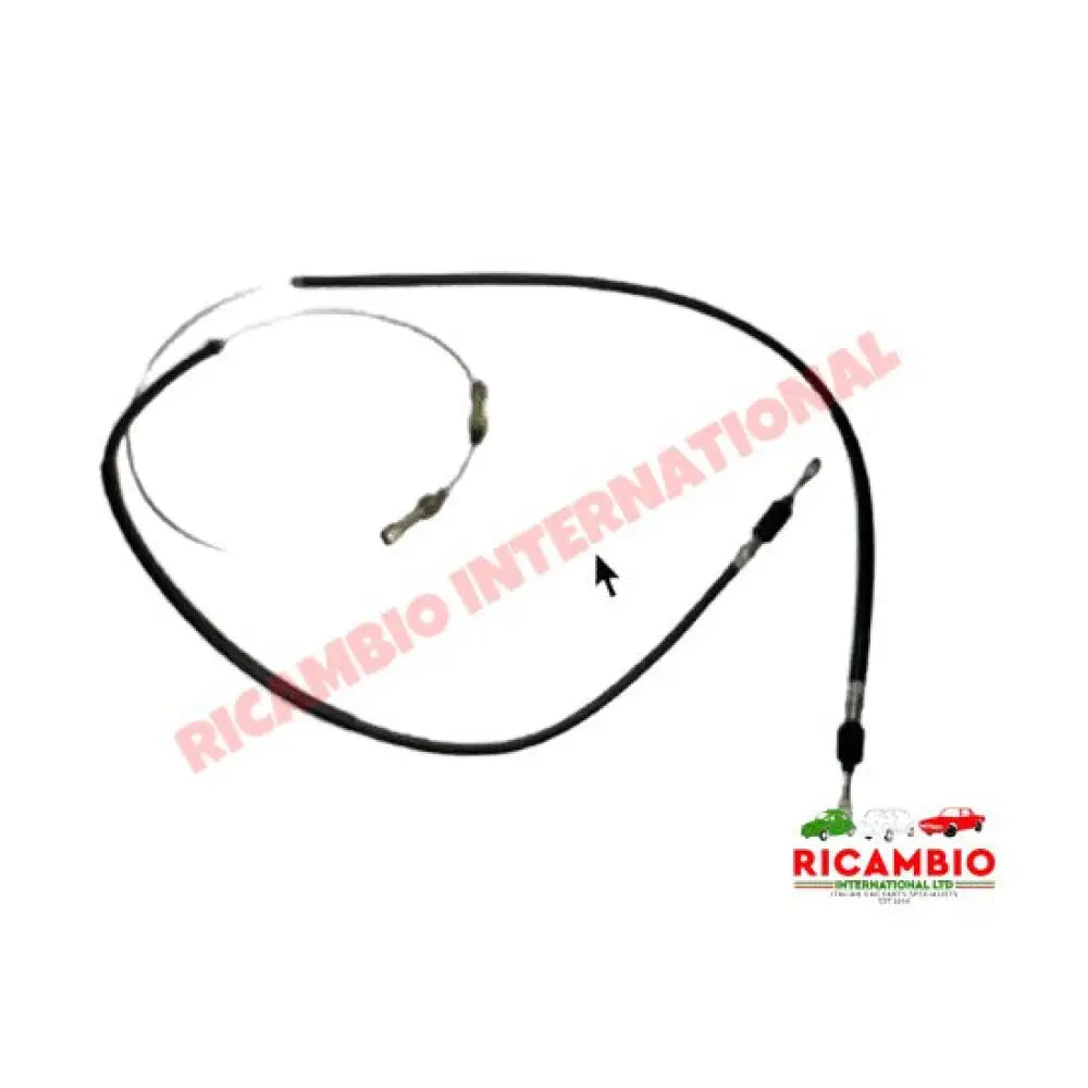 Rear Handbrake Cable - Fiat Dino 2.4 - Ricambio – Ricambio ...