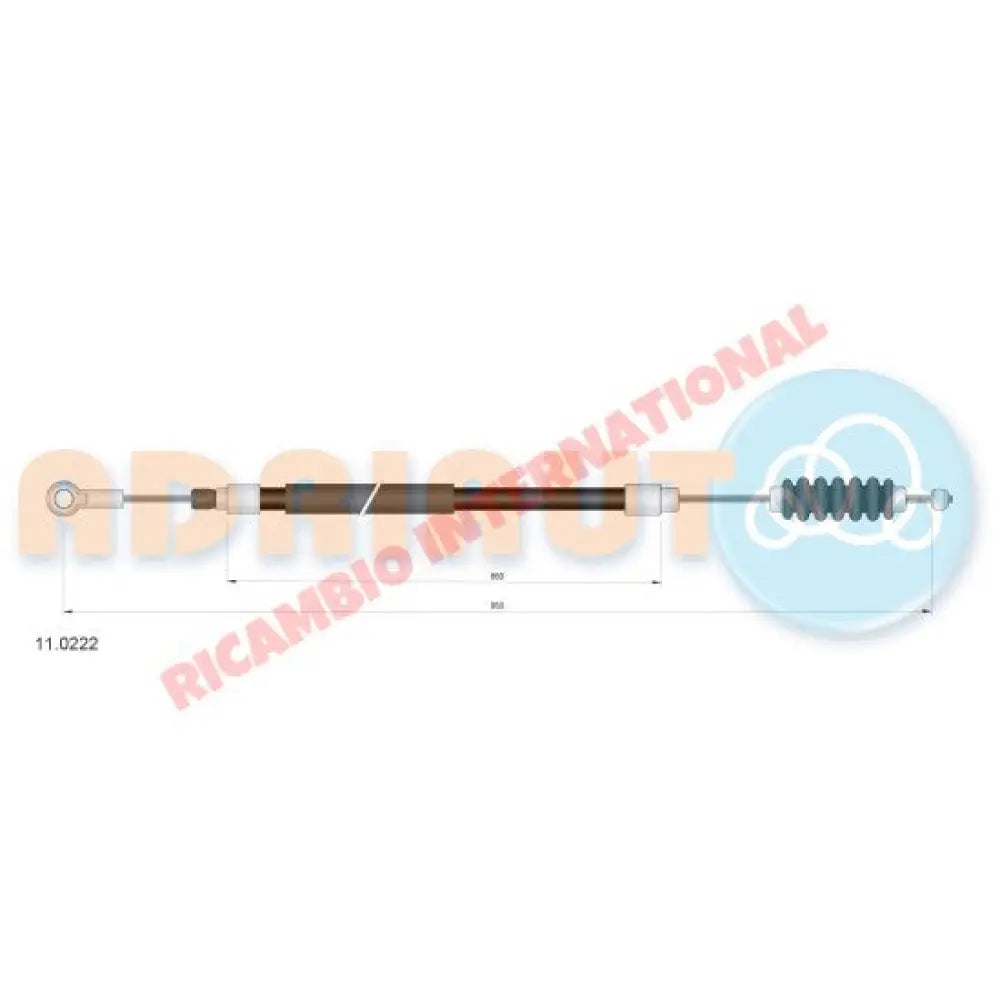 Rear Handbrake Cable - Fiat X19 - Ricambio – Ricambio International Ltd